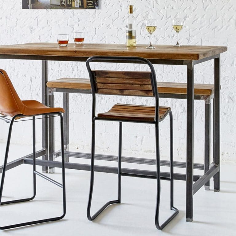 Reclaimed Wood Benches | Reclaimed Industrial Benches - Heyl Interiors