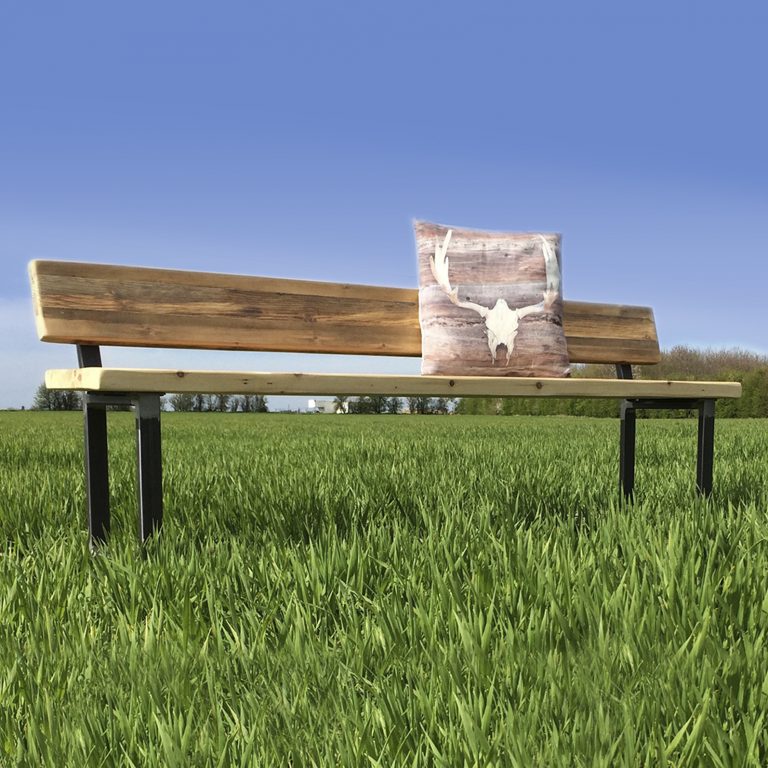 Reclaimed U Base Back Bench - Heyl Interiors