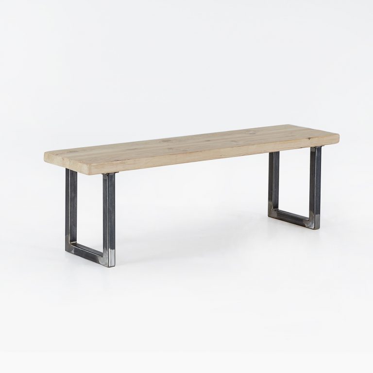 Reclaimed U Base Bench - Heyl Interiors