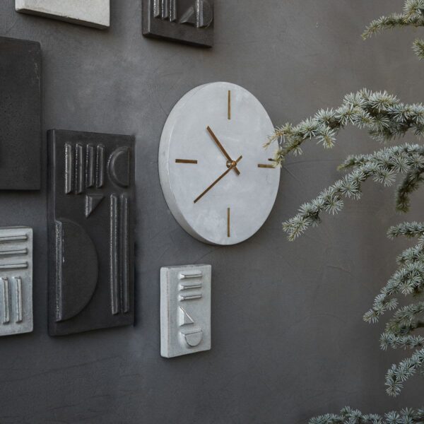 Concrete Wall Clock - Heyl Interiors