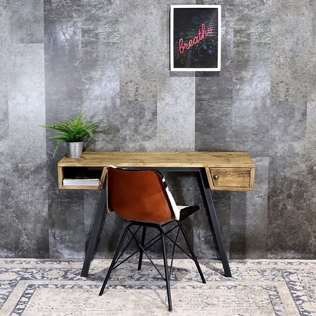 Industrial Outdoor Sleeper Table - Trestle Frame - Heyl Interiors